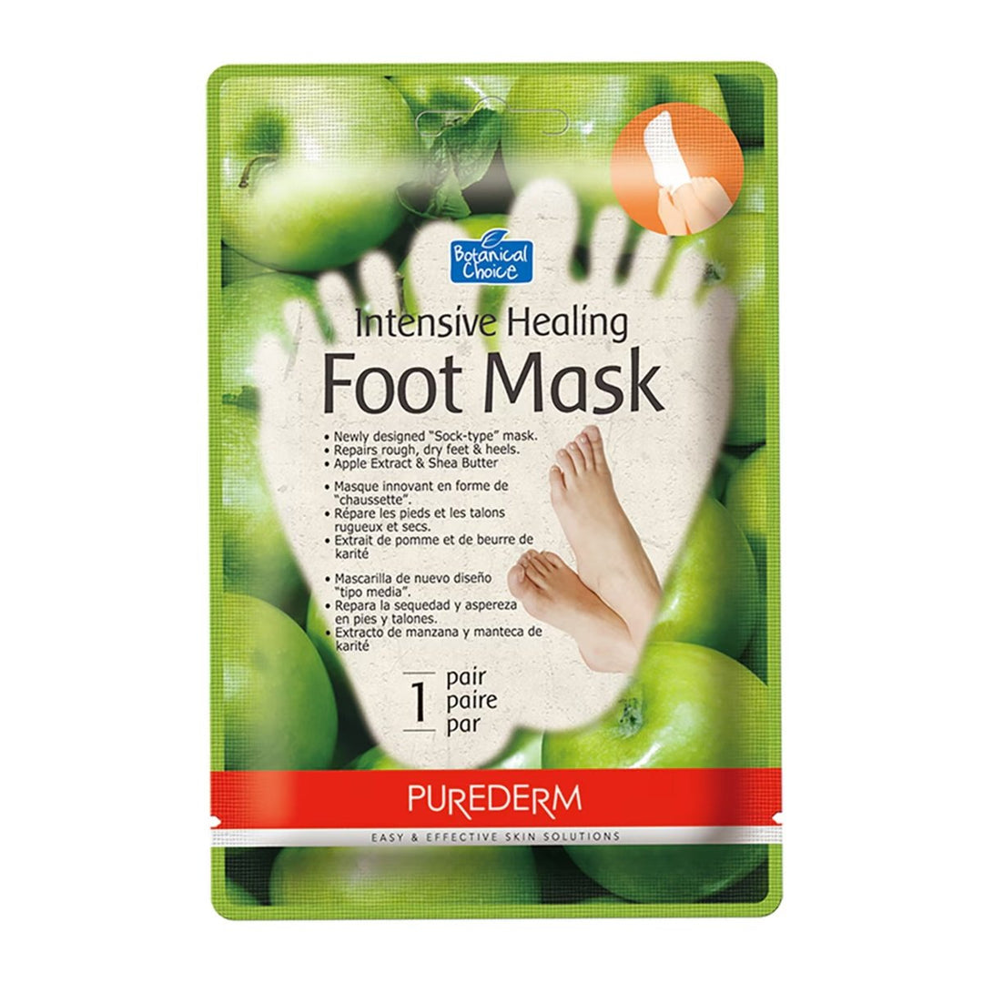 PUREDERM Botanical Choice Intensive Healing Foot Mask (1 pair) | Kiyoko