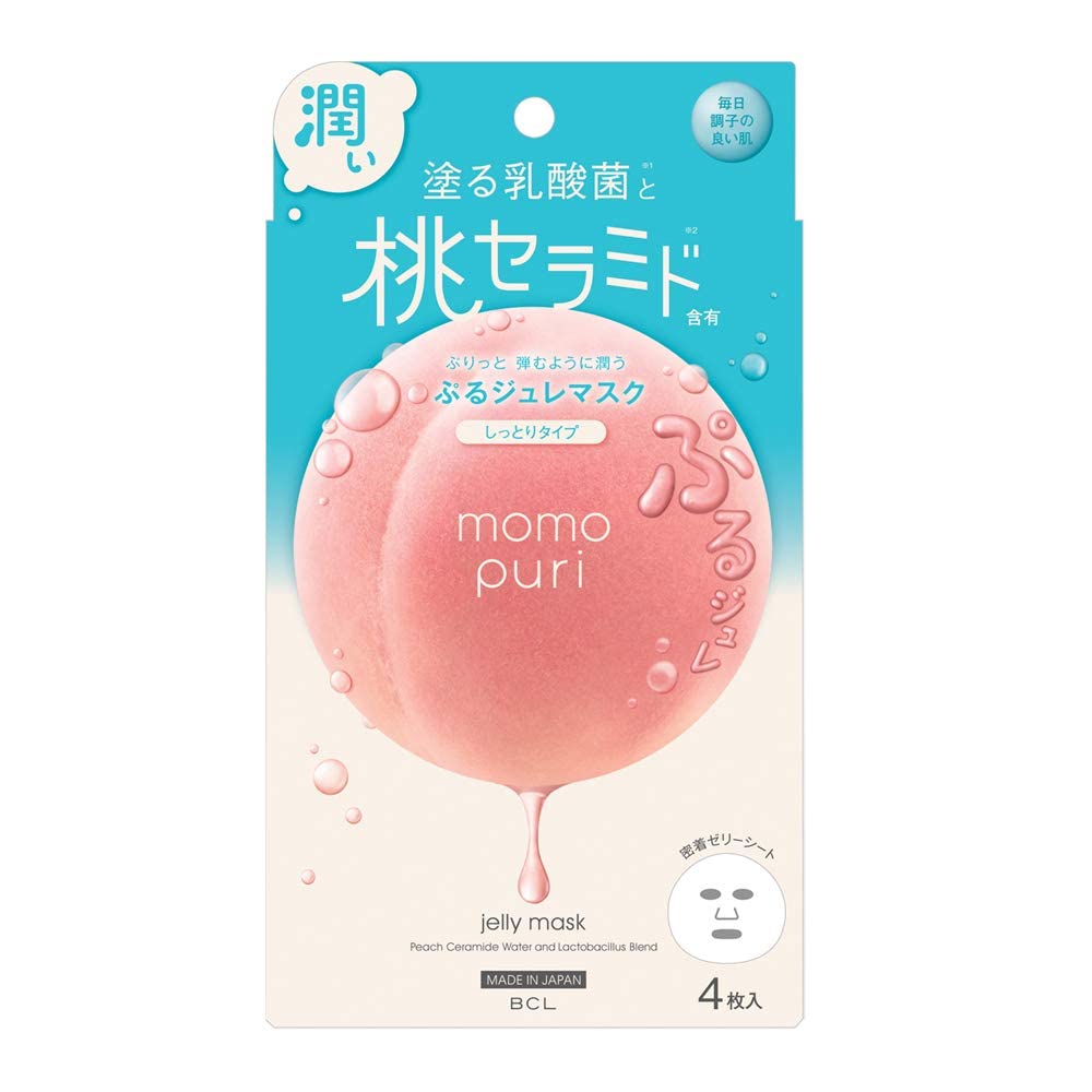 BCL MOMO PURI JELLY MASK (4 Sheets) – Kiyoko Beauty